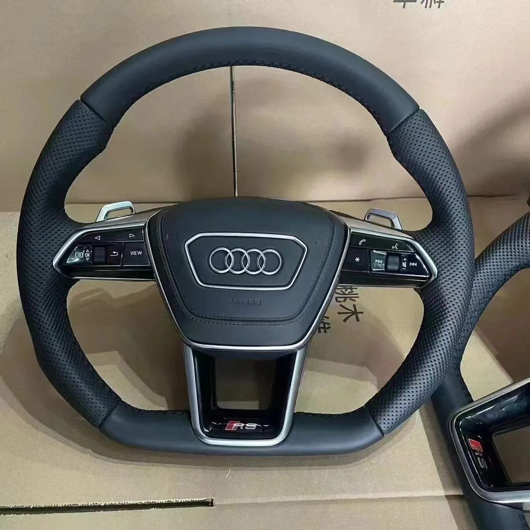 Custom S Rs Steering Wheel For Audi A3 A4 A5 A6 A7 A8 S3 S4 S5 S6 S7 S8 ...