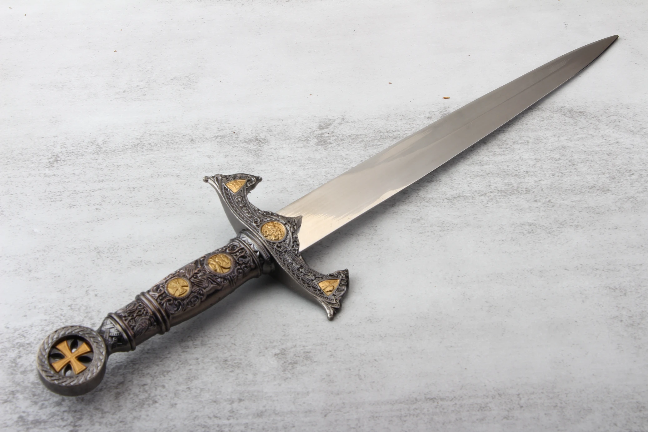 High Quality Crusader Miniature Sword Medieval Knight Cosplay ...
