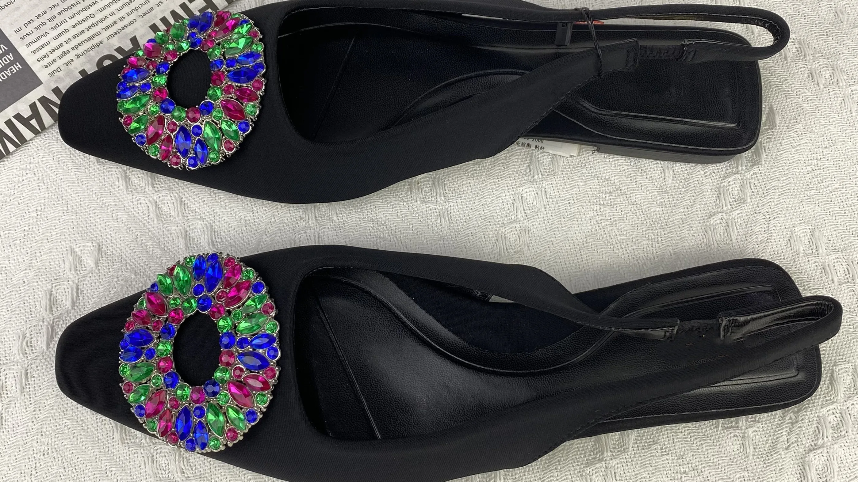 Custom Wholesale Party Pointed Head For Women And Ladies Flat Sandals ...