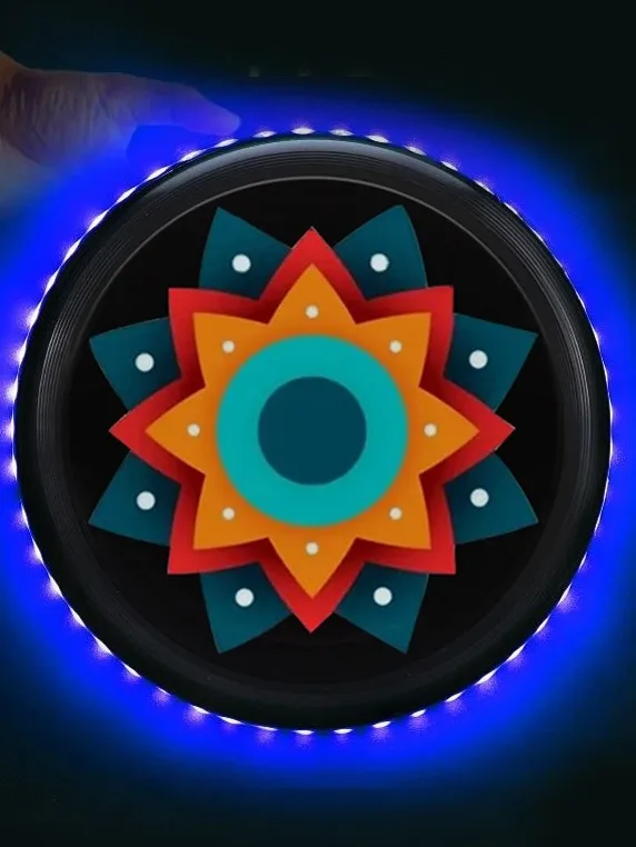 Led Light Up Flying Disc Light-up Easy To Throw Ultimate Disc Great For ...