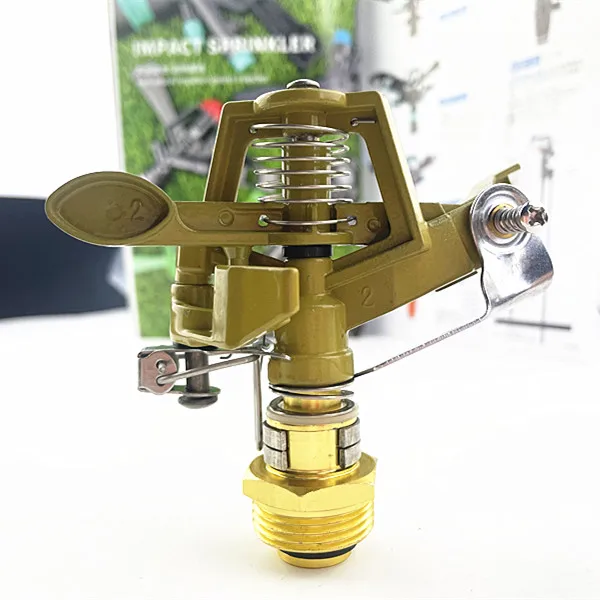 360 Degree Metal Rotating Nozzle Lawn&garden Sprinklers Impact ...