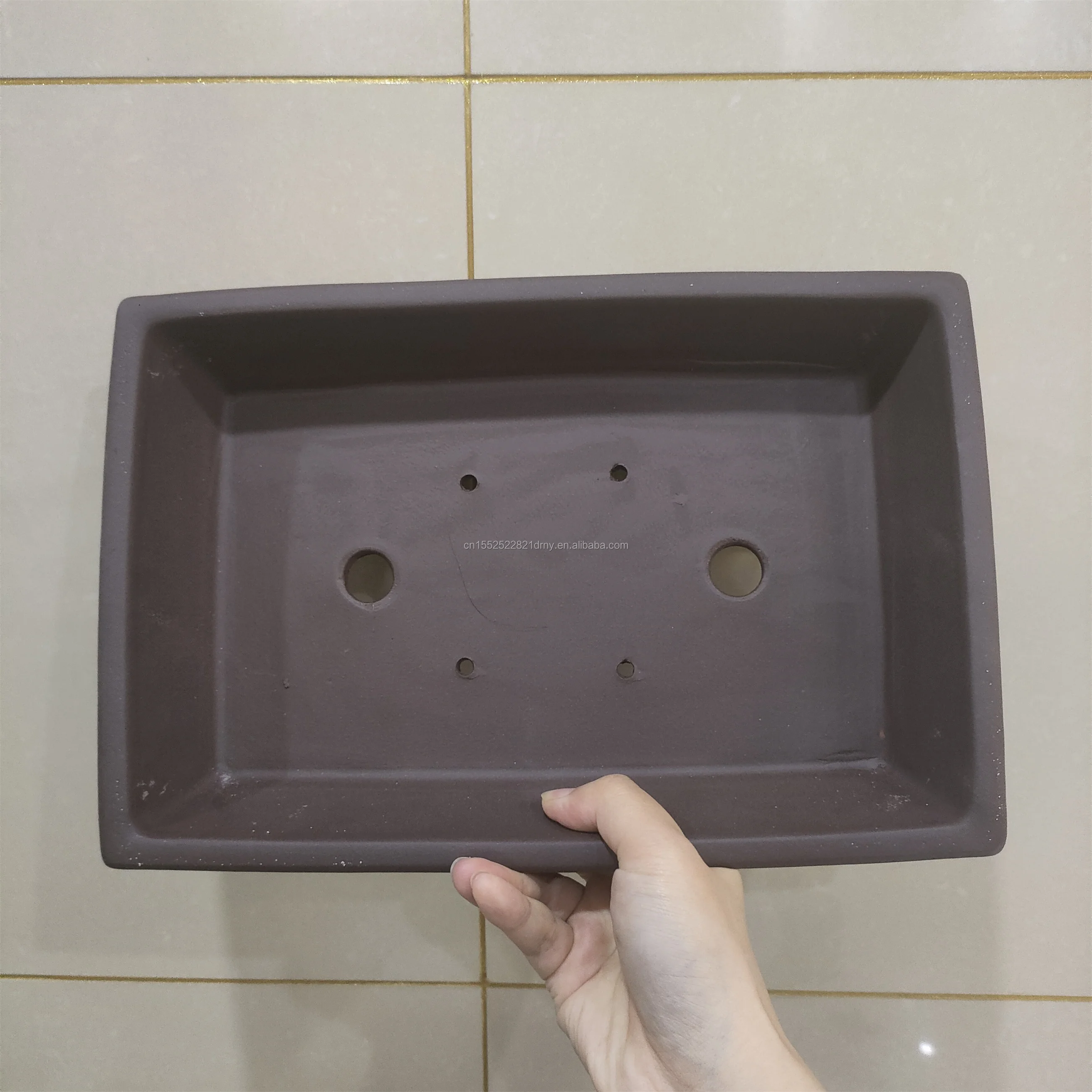 Ceramic Bonsai Pots - Un Glazed Yixing Pots for Plants