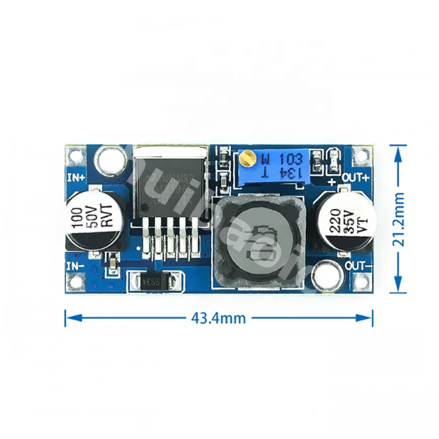 LM2596S DC-DC Step Down Module Buck Converter Regulated Power Supply Module 3-40v 3A Adjustable ...