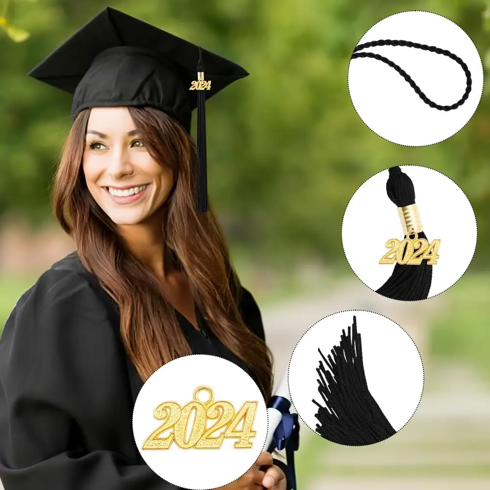 Tassel Graduation Cap 2024 Decorations - Charm Party Gifts