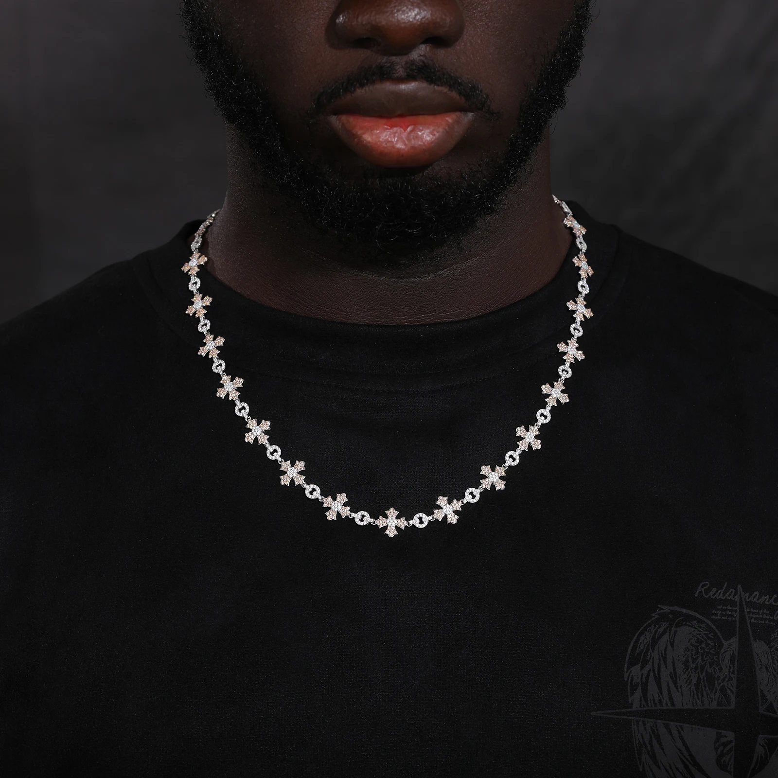 New Arrival Luxury Hip Hop Jewelry Mens 12mm 925 Sterling Silver Vvs ...