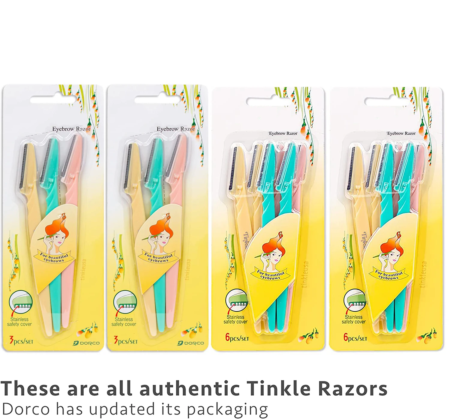 Amazon Top Seller Women's Eyebrow Razor Eco Friendly Eyebrow Trimmer ...