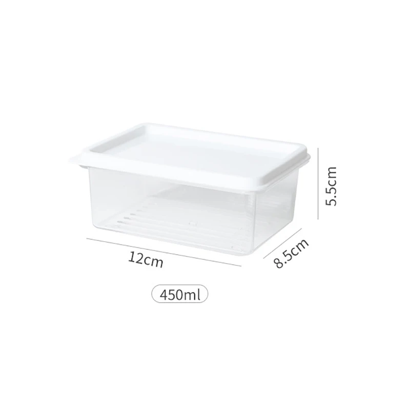 Kitchen Multi Function Transparent Crisper Airproof Airtight Plastic ...