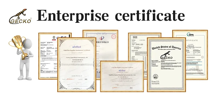 GECKO Ash Mahogany Maple Electric Bass Guitar Hot Sale Gloss Nylon ...