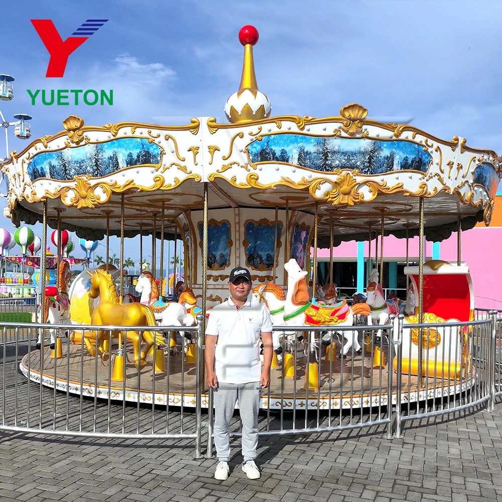 Commercial Chinese Carousel China Manege Pour Enfant Kid Amusement Park ...
