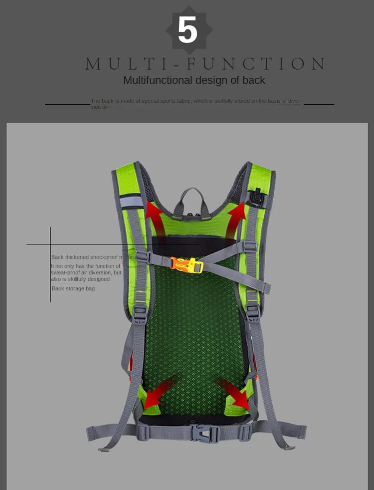 Outdoor Sports Light Backpack - Super Breathable & Waterproof