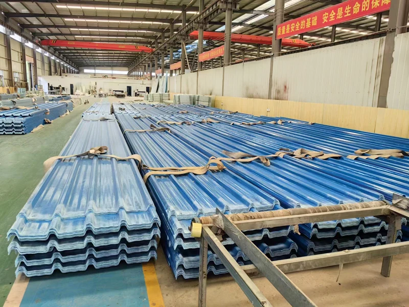 Corrugated FRP Sunlight Sheets - Durable Industrial Roofing