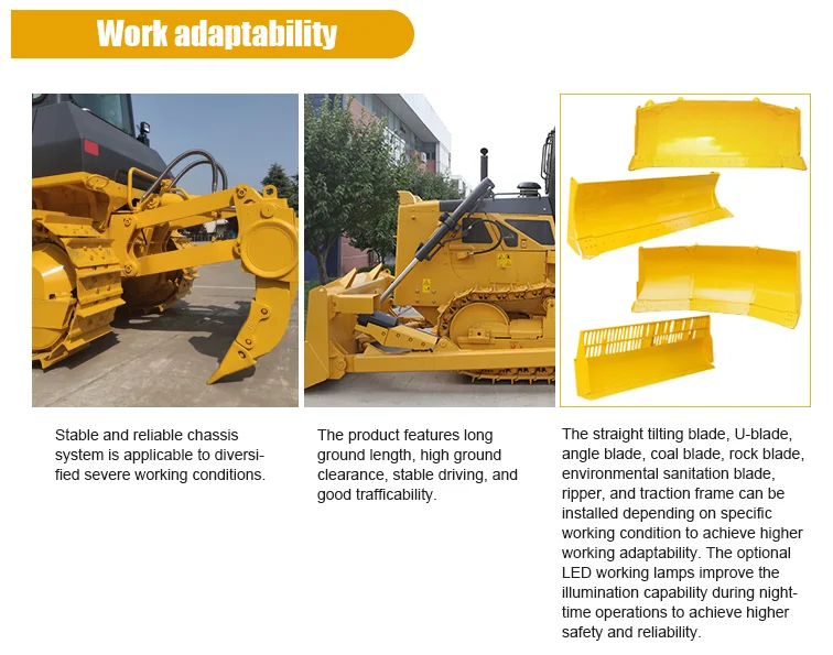 With Winch Bucket And Ripper Shank Attachment Crawler Bulldozer - Buy ...