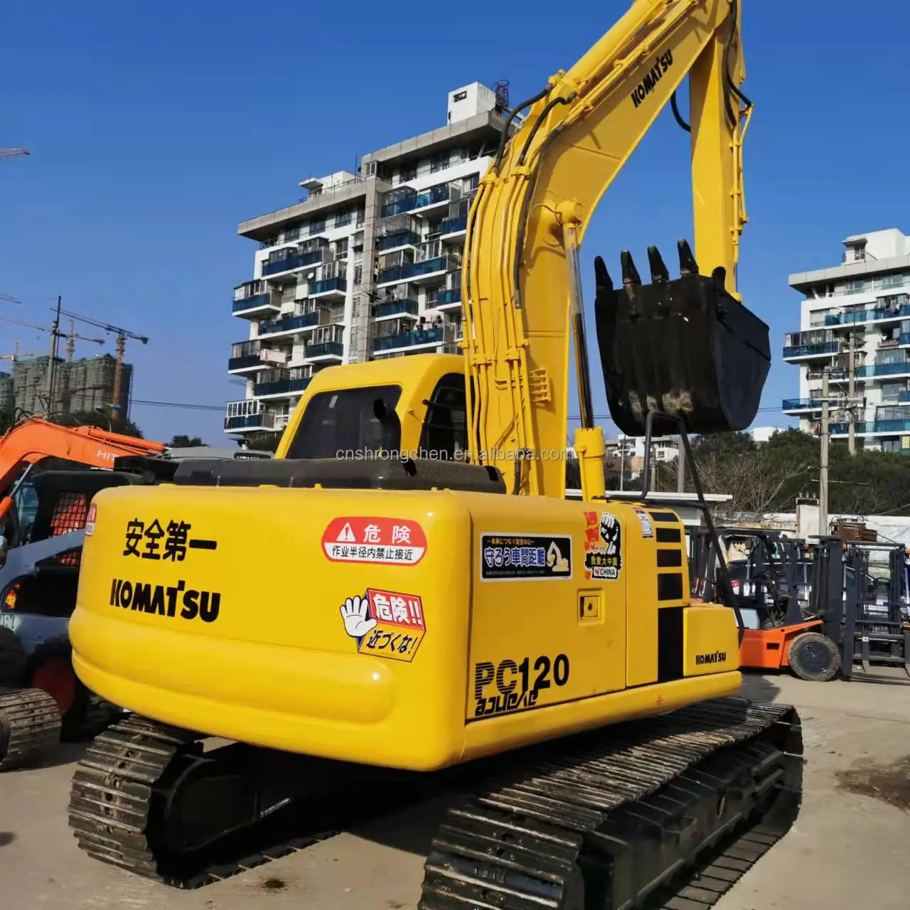12 Ton Japan Made Used Komatsu Pc120-6 Crawler Excavator Small Pc 120 ...