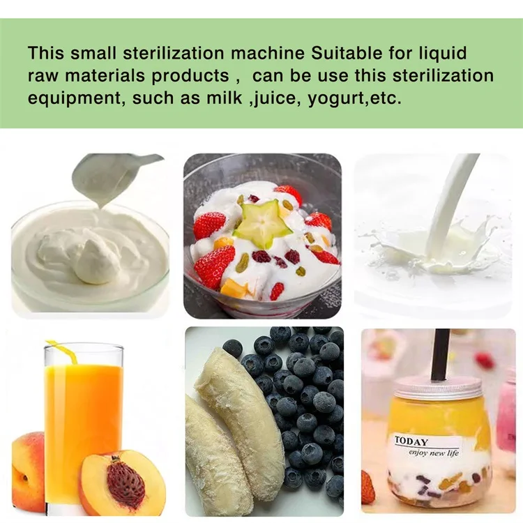 Commercial Lab Mini UHT Machine for Liquid Sterilization and Milk ...