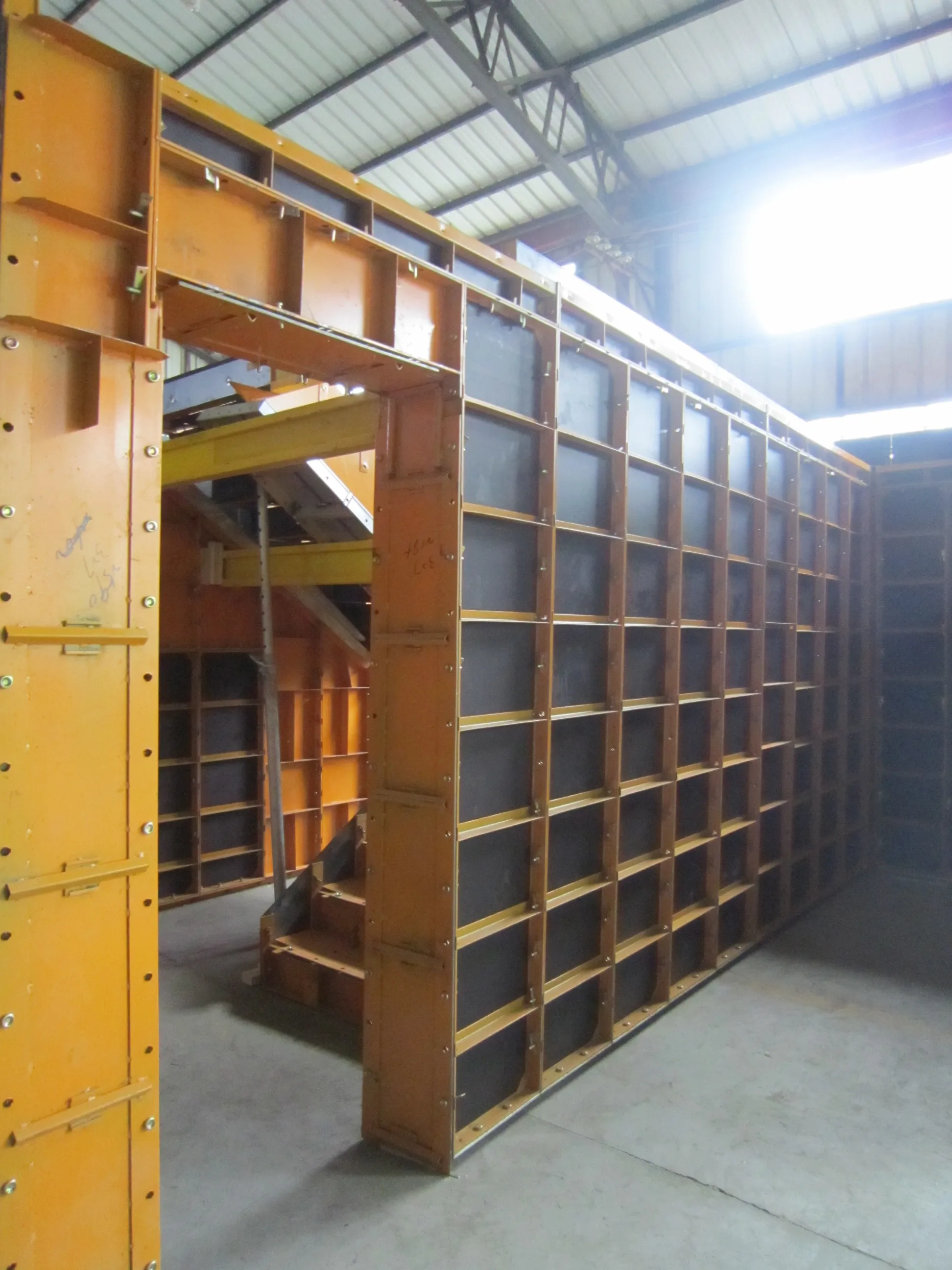 Adjustable Concrete Column Plywood Panel Euro Form Steel Frame Formwork ...