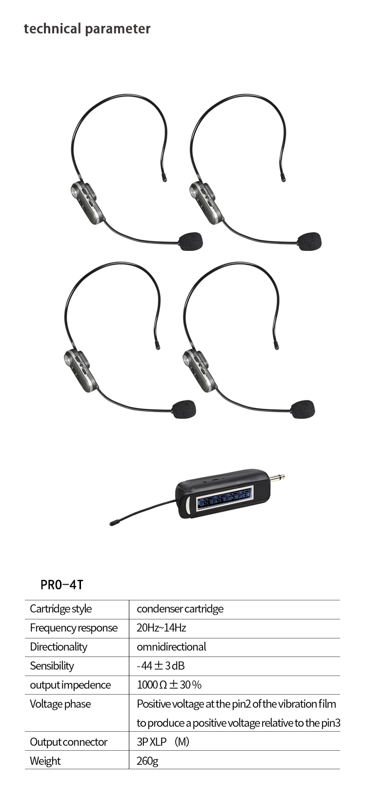 Headset Collar Uhf Wireless Microphone For Recording Vlog Youtube Live ...