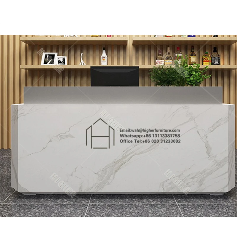 Modern cashier counter table retail boutique shop restaurant counter ...