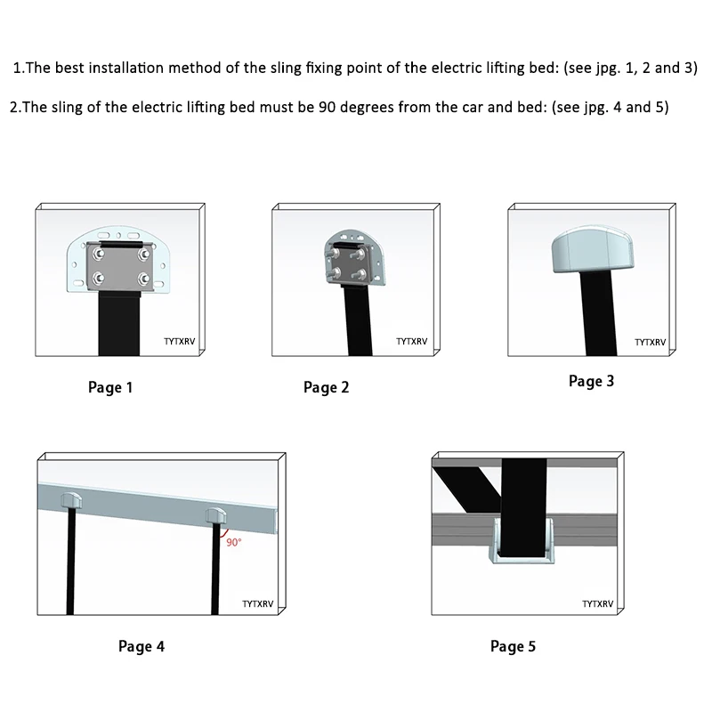 Customizable Aluminum RV Electric Lifting Bed System | Adjustable ...