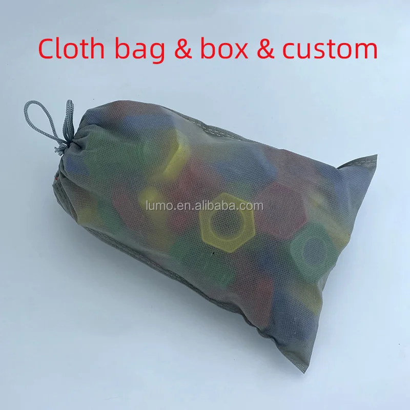 Nuts And Bolts Set Montessori Autism Educational Toys,Different Shapes ...