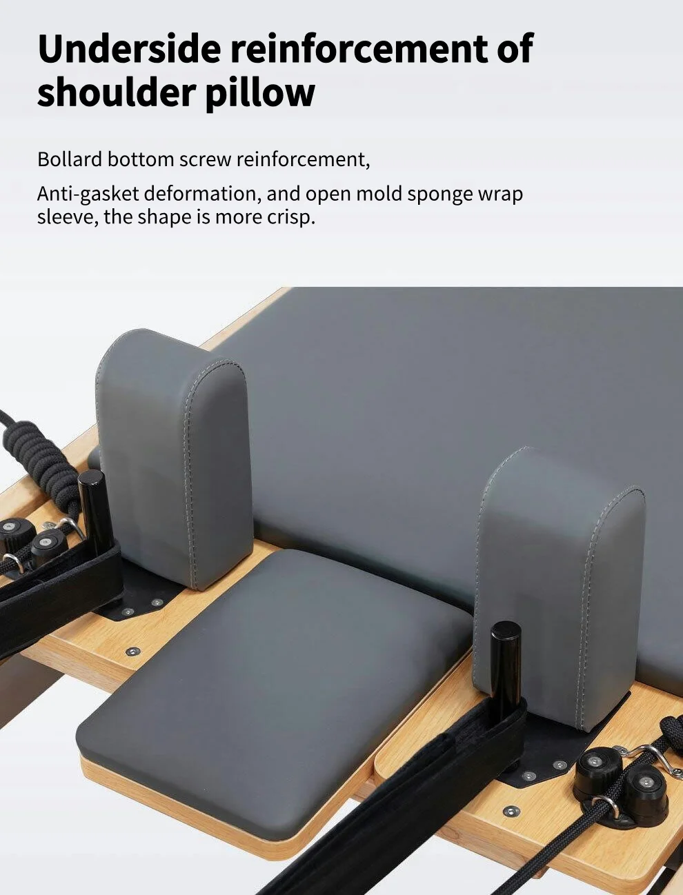 Reformer Pilates Machine Professional Oak Wood Material Pilates ...