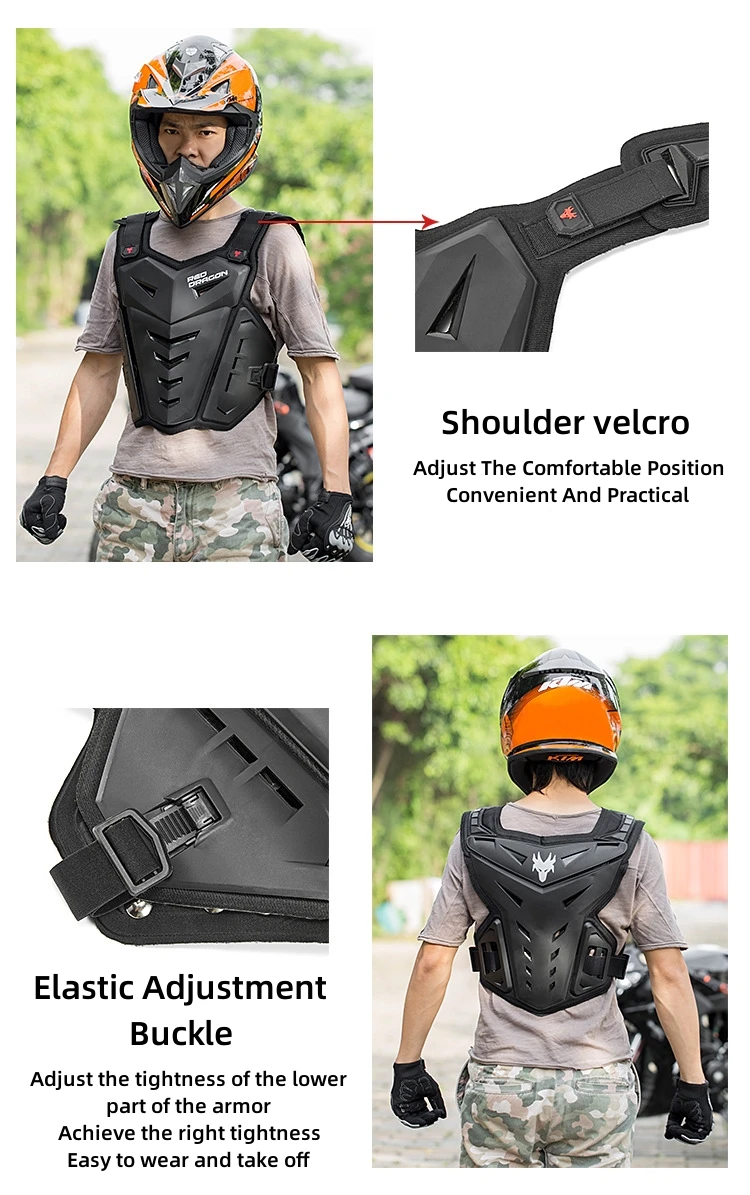 Motorcycle Armor Vest Racing Off Road Moto Protective Gear High-quality ...