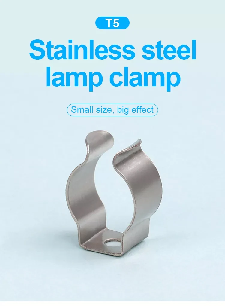 Custom Stainless Steel Metal Stamping Part Led Tube Mounting Spring ...