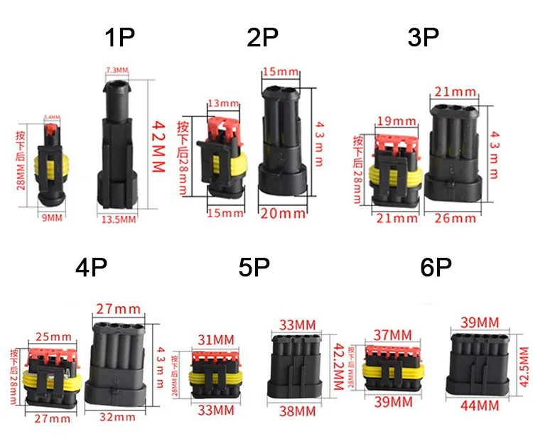 4 Pin Connector Car Accessories Fuel Pressure Plug Wire Harness Auto ...
