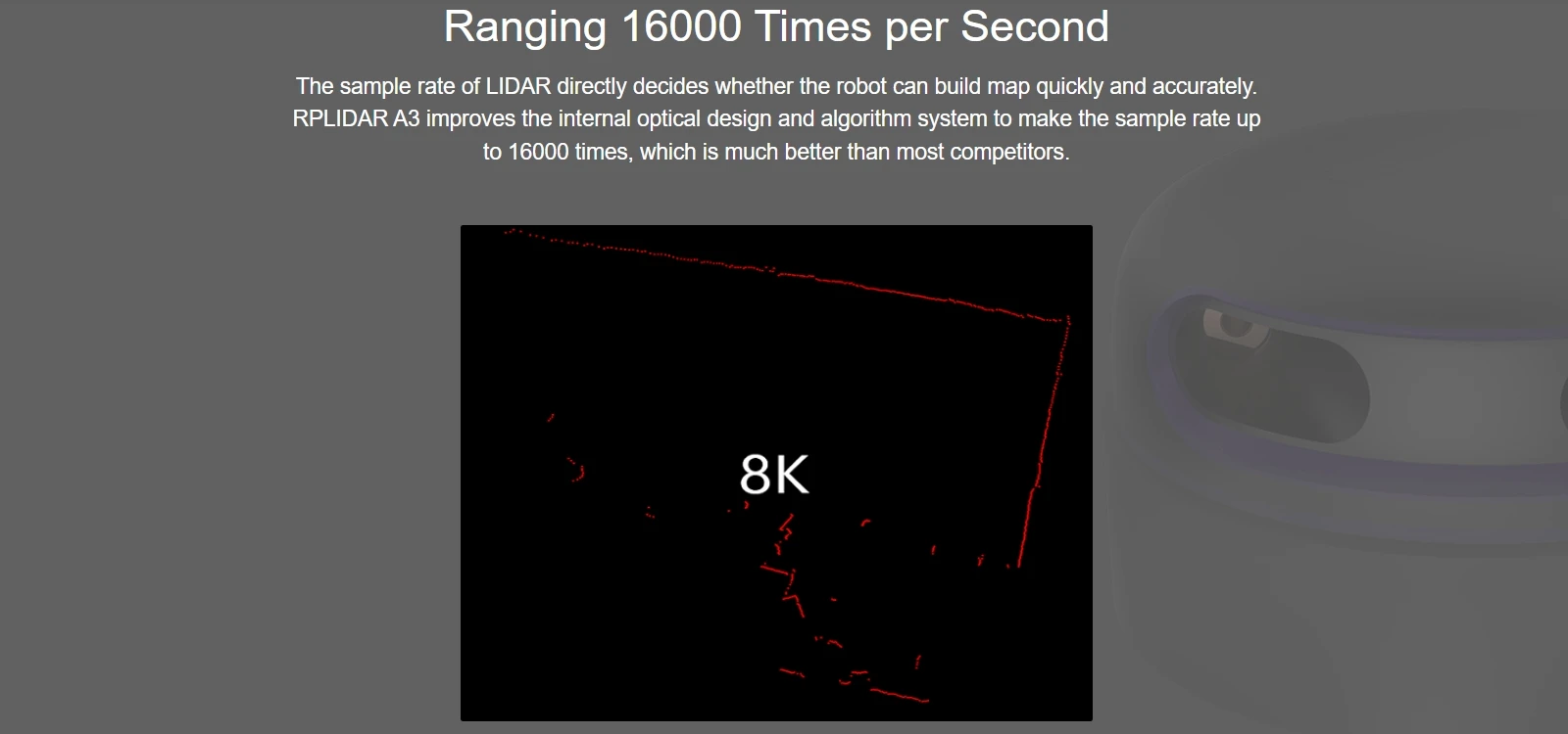 RPLIDAR A3 HD - High Definition 360° Lidar Scanner