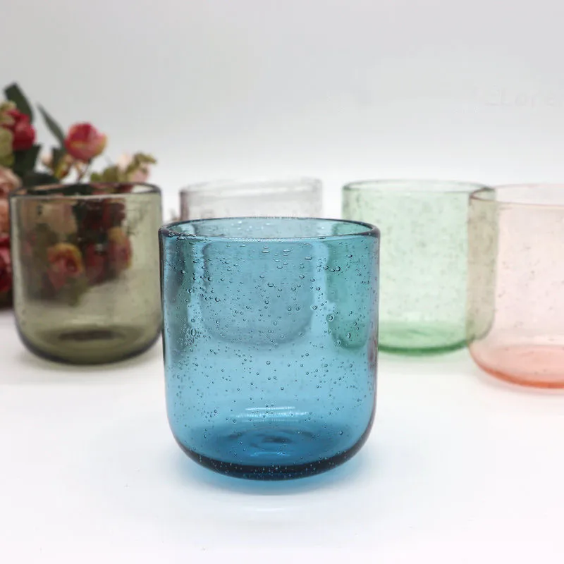 Bubble Glass Cup Color Goblet Juice Glass Water Glass Cup for ...