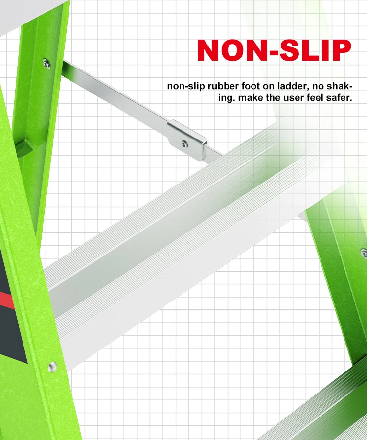 V-shape Ladder Fiberglass For House Lightweight 3 5 Step Ladder Non ...