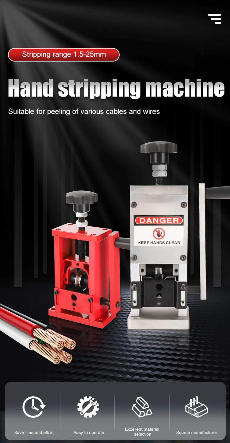 Manual Wire Stripping Machine Portable Scrap Cable Stripper 0.06-1 ...