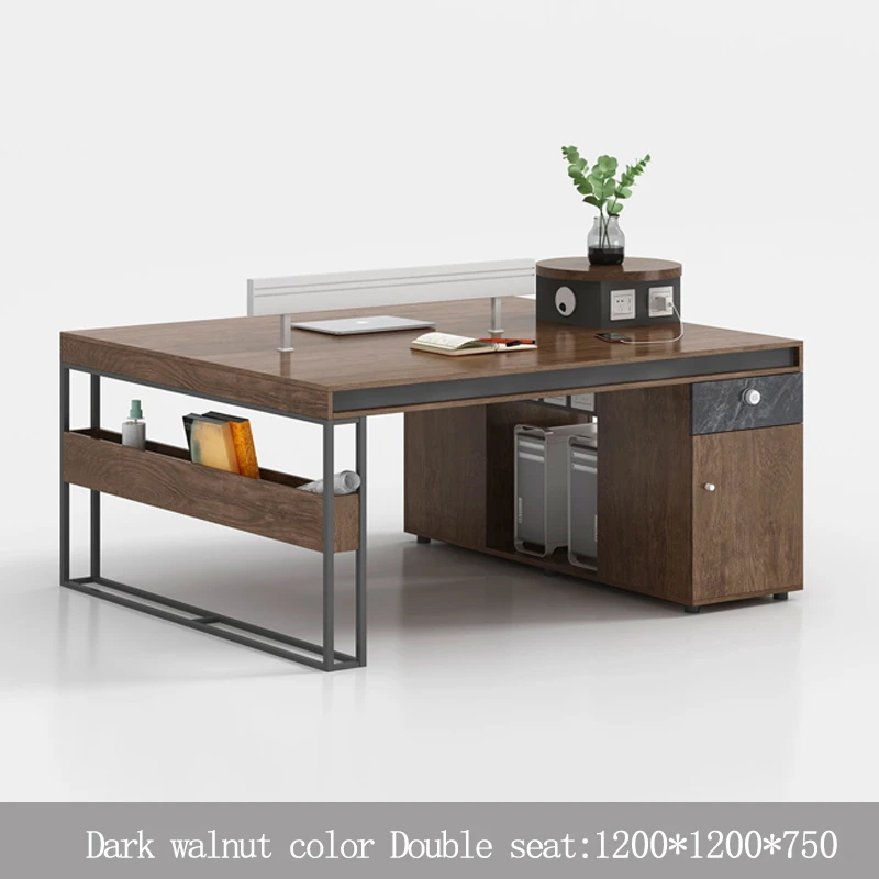 Furniture Office Desk Multi Person Combination Employee Desk ...