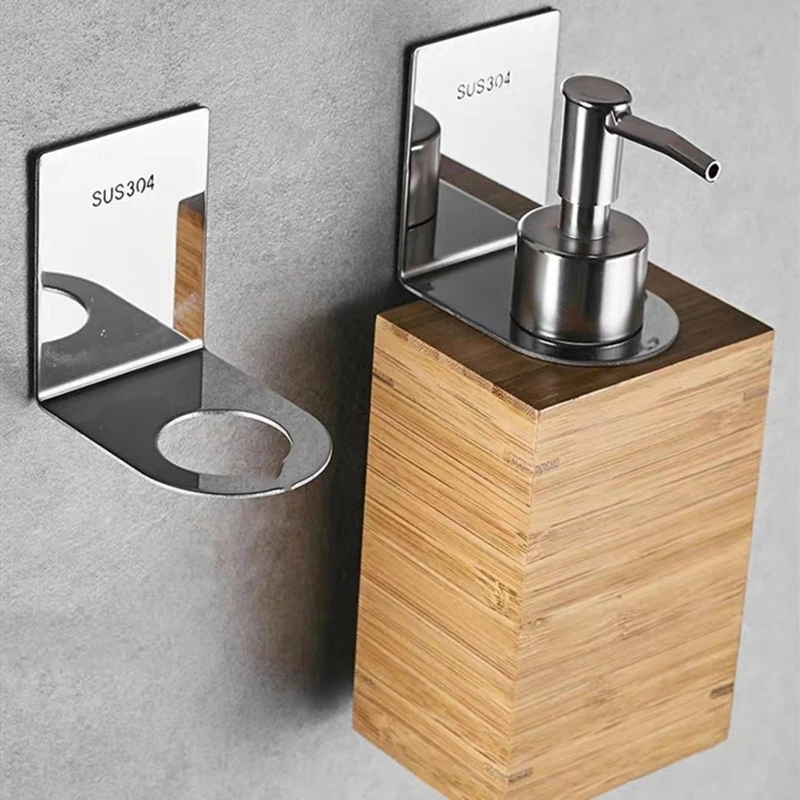 Bathroom Kitchen Organizer Self Adhesive Wall Mounted Soap Shower Gel ...