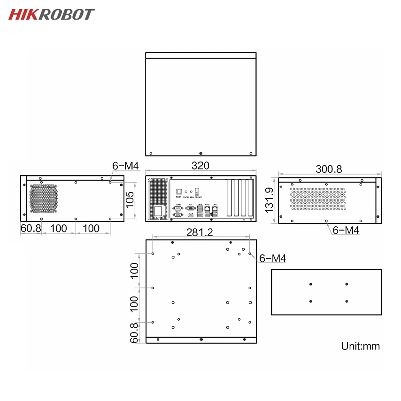Hikrobot Mv-ipc4763-128g1t-0204 I7-6700 8gb + 128g固态硬盘 + 1t硬盘机器视觉ipc工业 ...