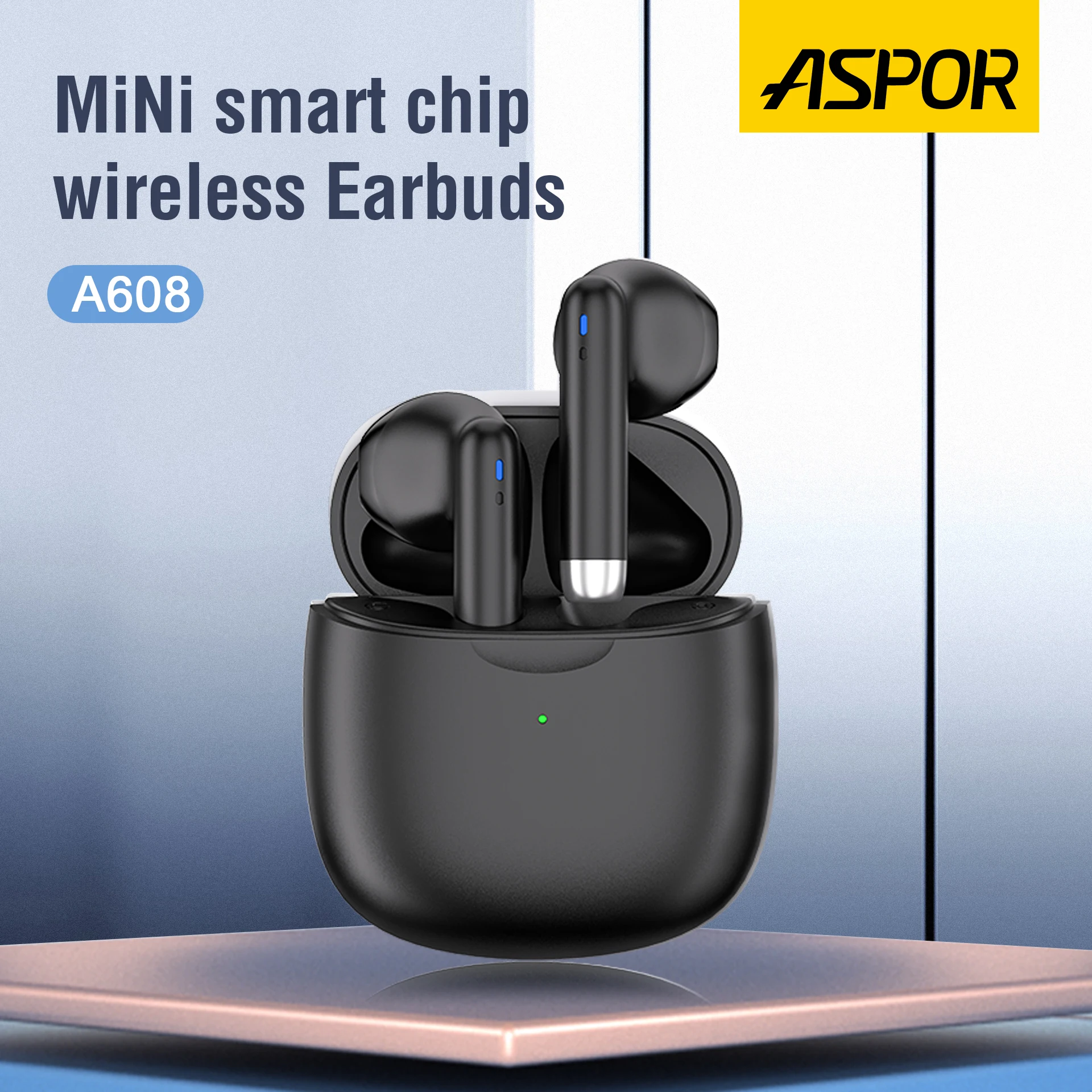ASPOR A608 Waterproof TWS Wireless Earbuds with Perfect Sound, 20H ...
