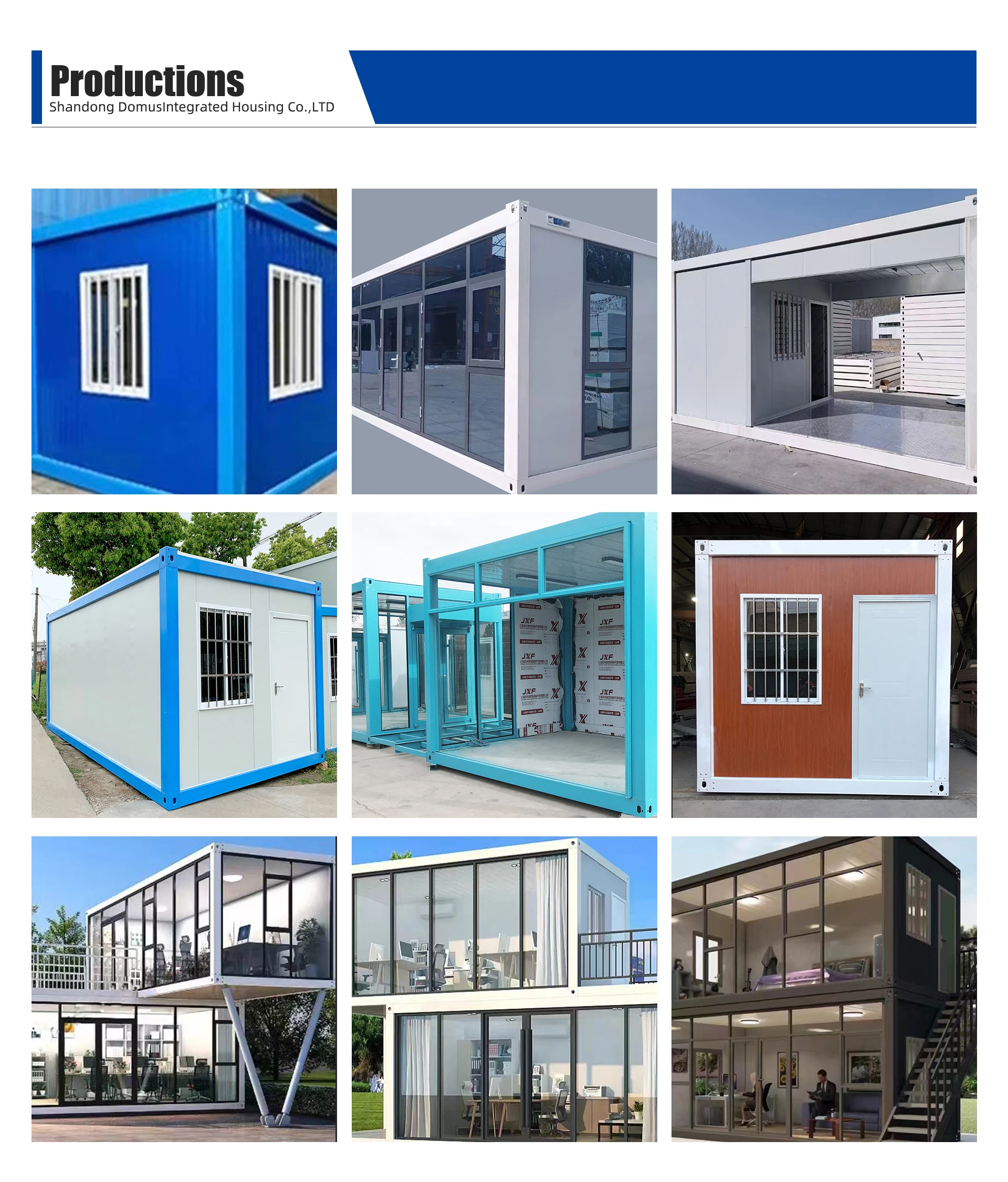 Detachable Container House 20ft 30ft Low Cost Detachable Prefabricated ...