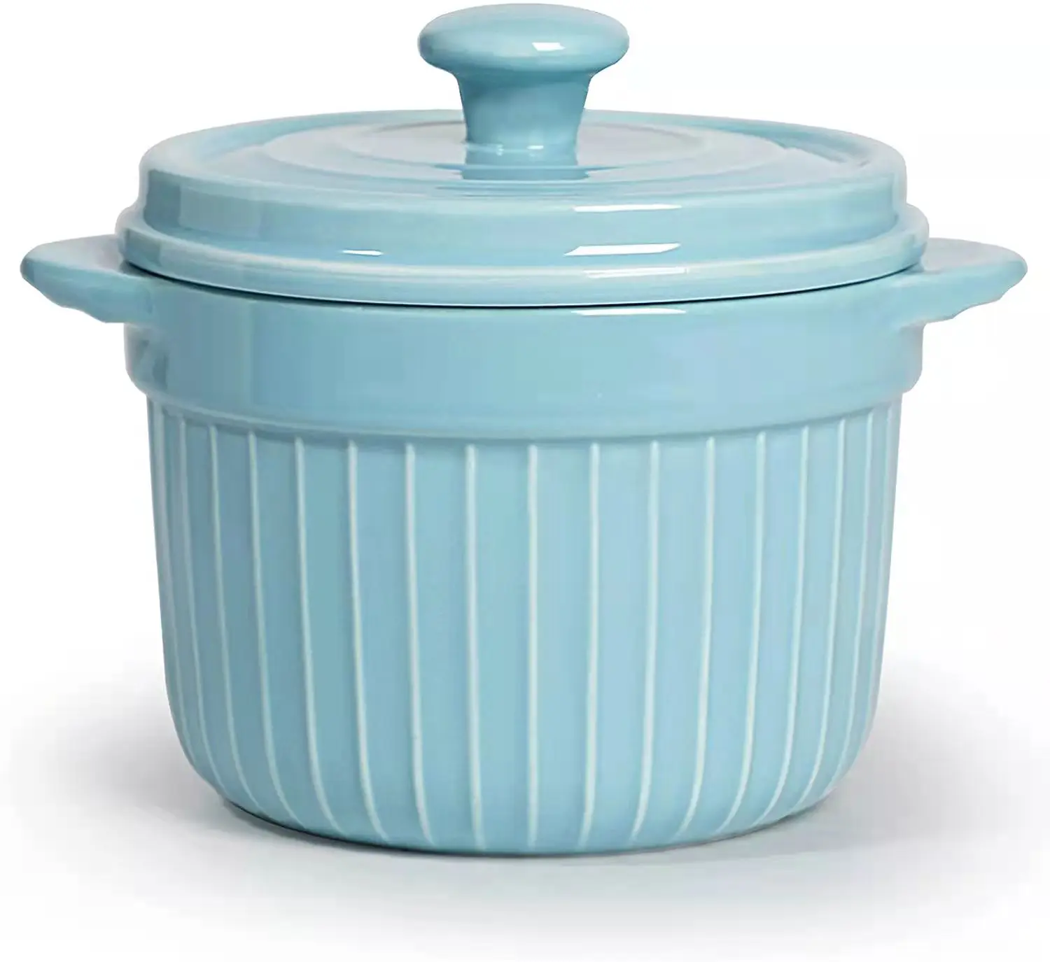 Ceramic Bacon Grease Container Keeper with Strainer