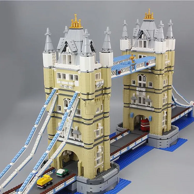 2020 Hot 4295 Pcs London Tower Bridge Model Building Blocks Toys For ...