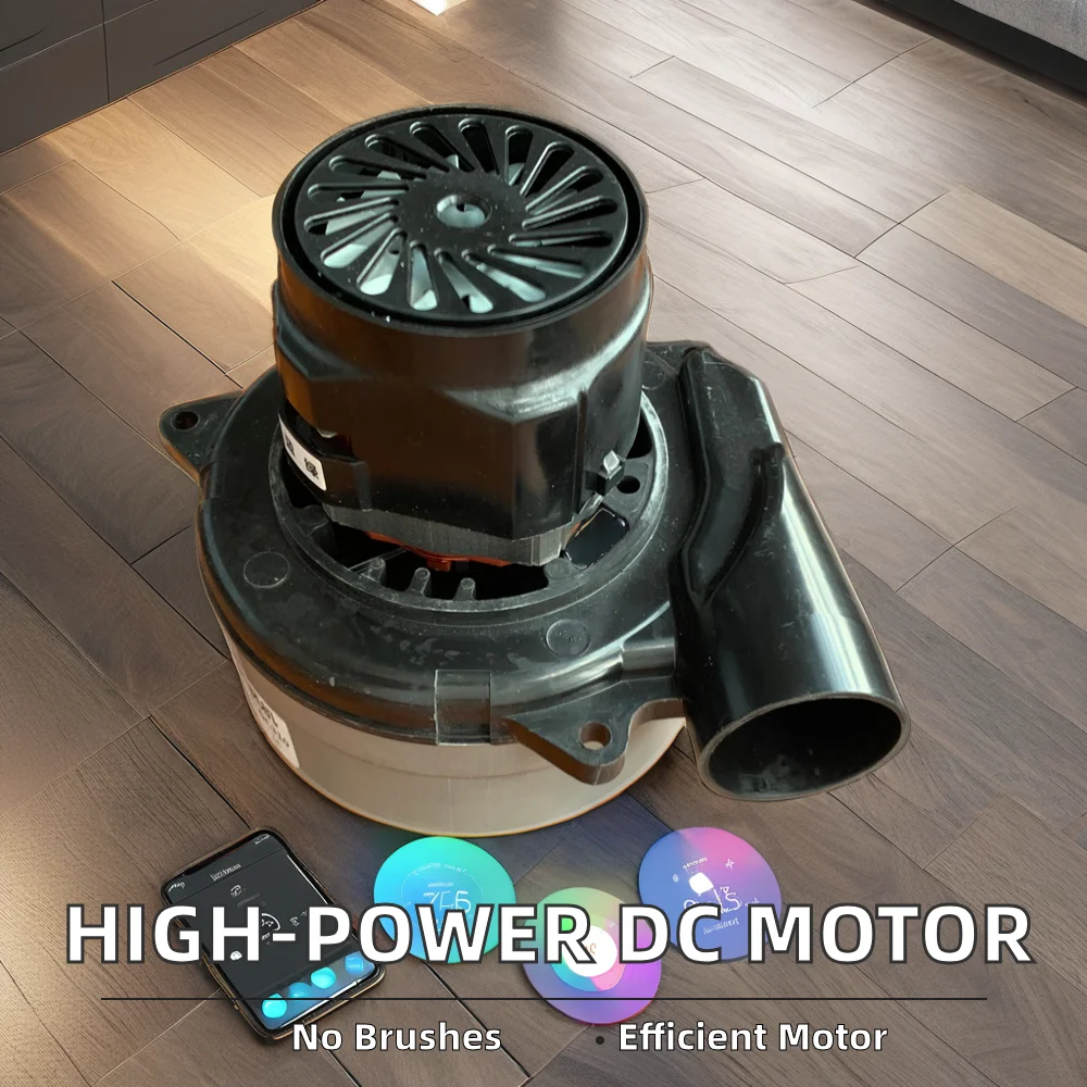 24VDC 1200W Brushless BLDC Blower Motor for Vacuum Cleaners