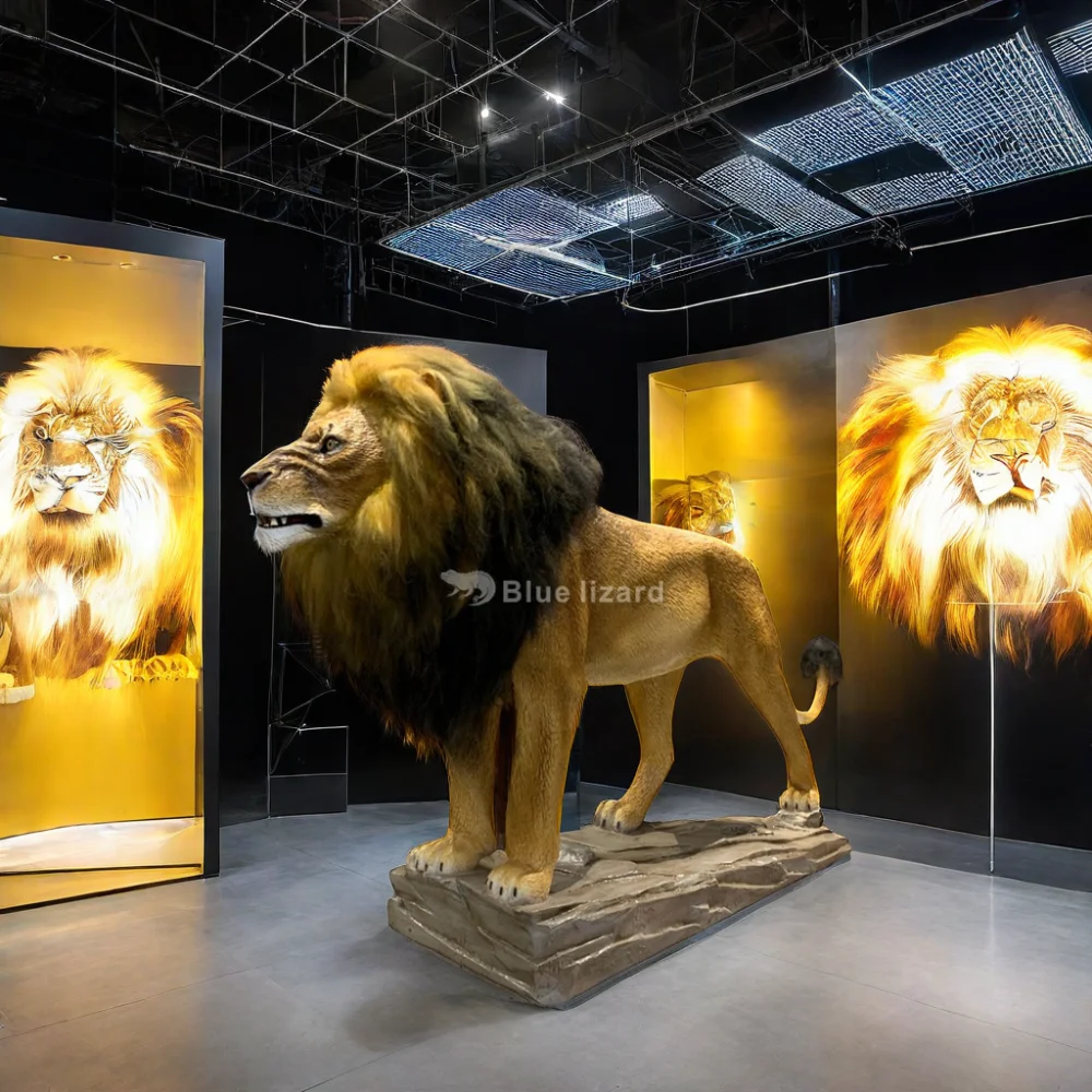 Realistic Vivid Moving Indoor Sculpture Jungle Theme Park Decoration ...