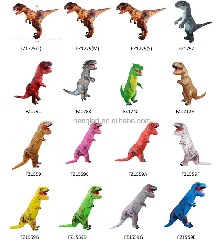 Adult Dinosaur Costumes - Lifesize Animatronics Mascots