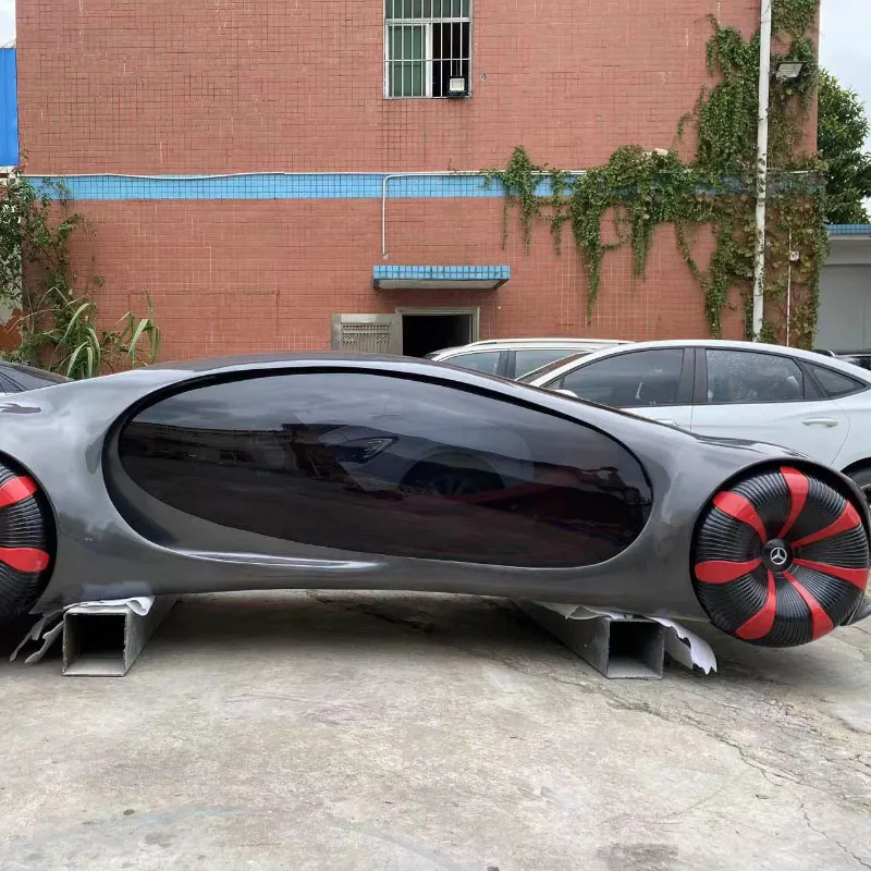 Large Customized Life Size Fiberglass Car Sculpture for Outdoor ...
