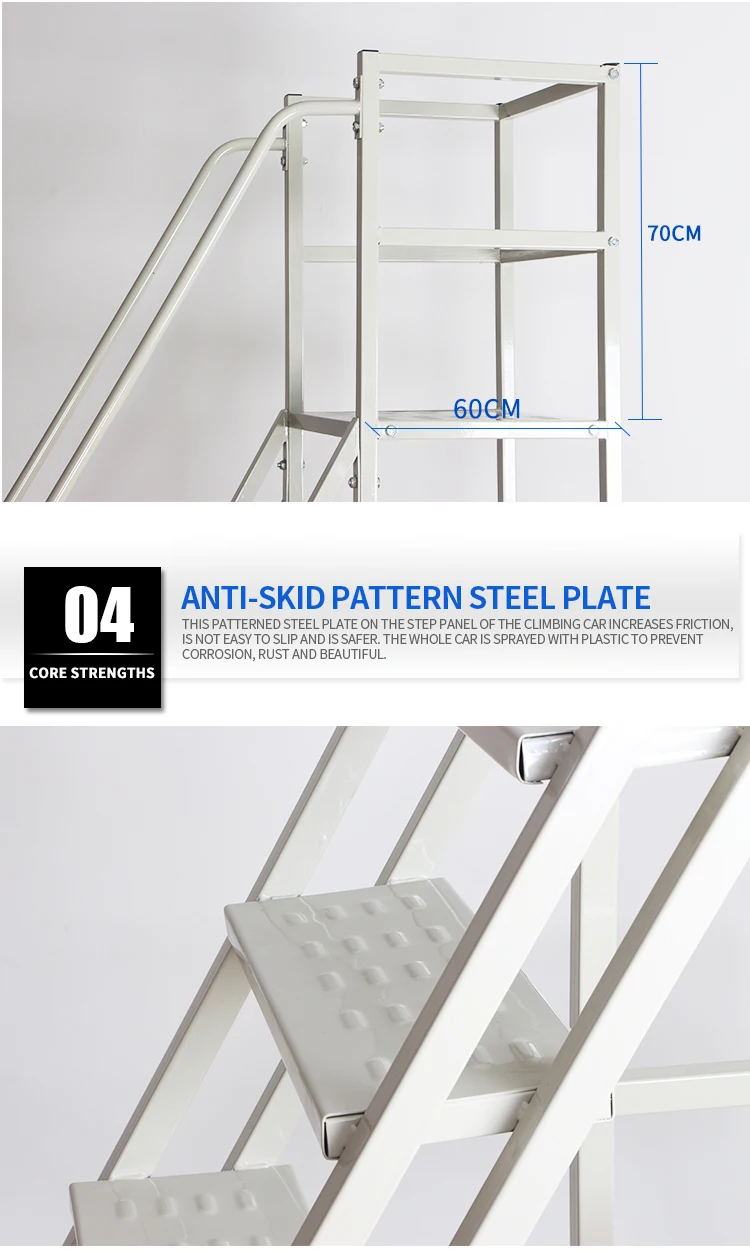 Detachable Mobile Step Ladder - Safe Climbing Platform