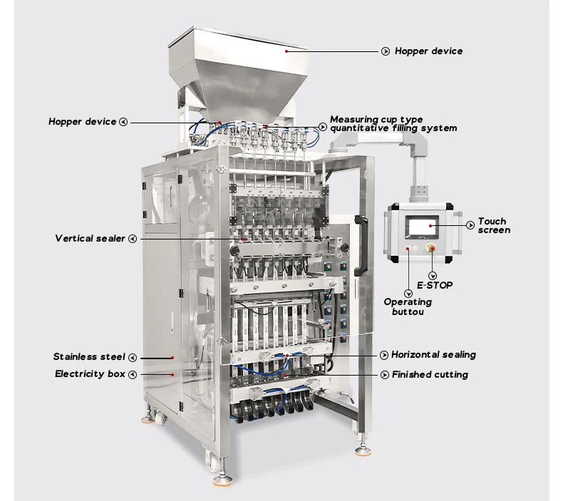 Enzyme Syrup Gel Jello Sachet Honey Stick Liquid Sauce Three Side Seal ...