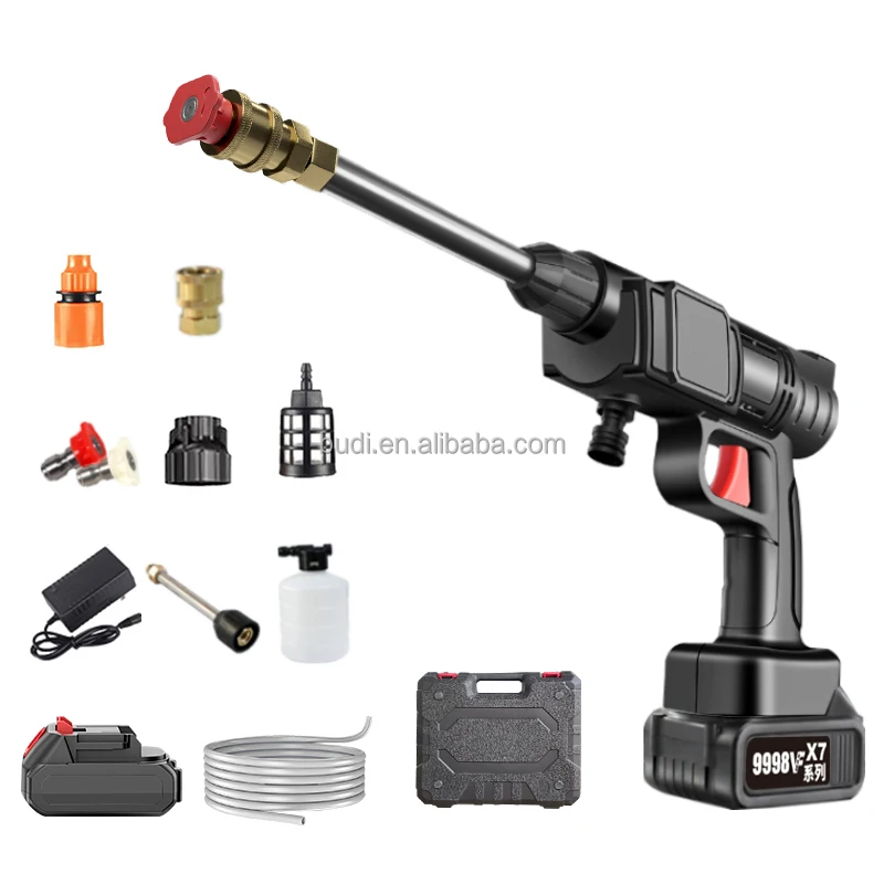 Mini Lithium Battery Car Washing Machine - High Pressure