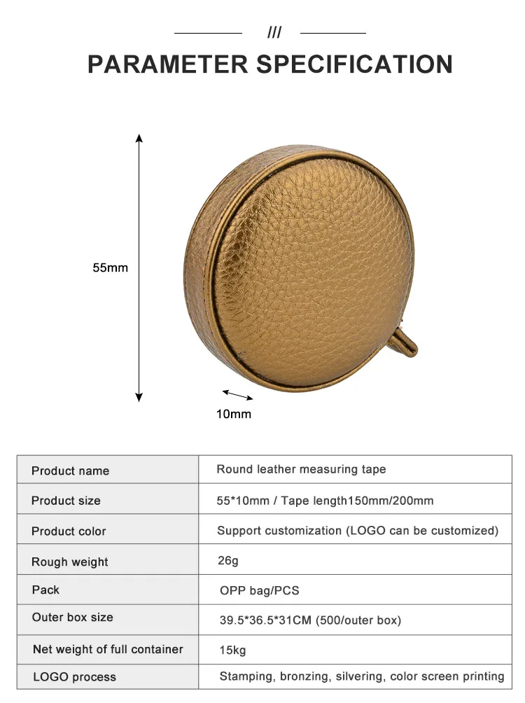 Custom Mini Promotional Tape Measure 1.5m - Durable & Flexible