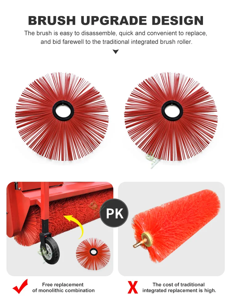 Artificial Grass Small Brushing Machine for Football Court