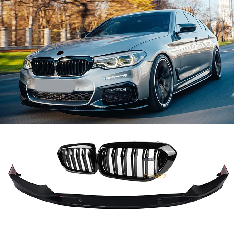 MP AERO KIT Body Kit for BMW 5 SERIES G30 M Sport 17-20 GLOSS BLACK M ...