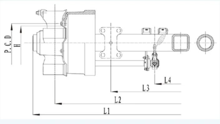 Spider Hub Series Axle for Semi Trailer| Alibaba.com