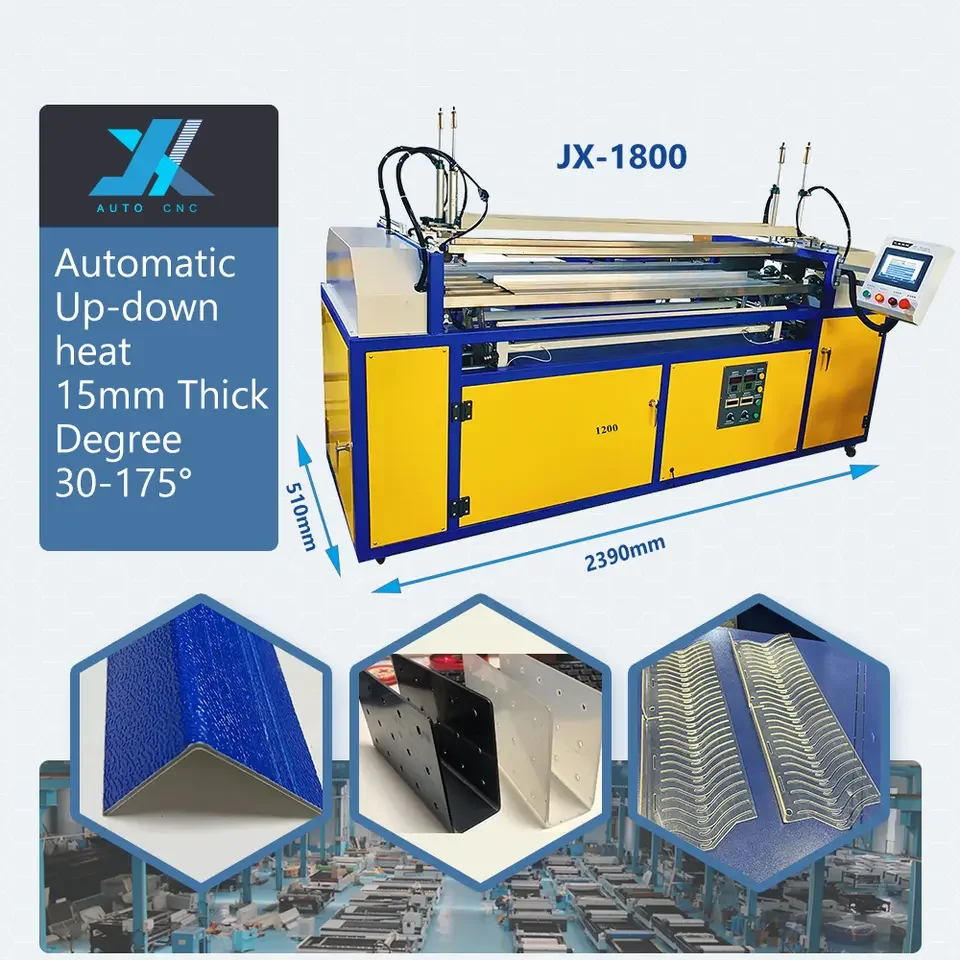 JX 1800 Plastic PVC PP Plexiglass ABS PC Bending Machine
